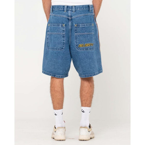 Rusty Flip Daddy 2.0 22" Baggy Jort - Love Iguana